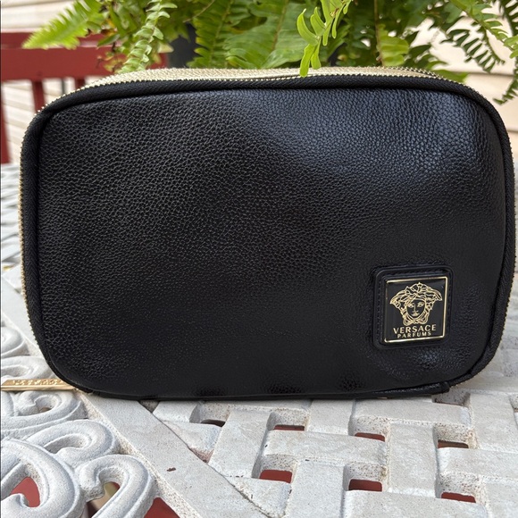 Bags | Versace Parfums Gorgeous Cosmetic Make Up Bag Case Purse | Poshmark